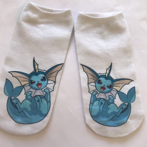 Accessories | Pokmon Vaporeon Socks | Poshmark